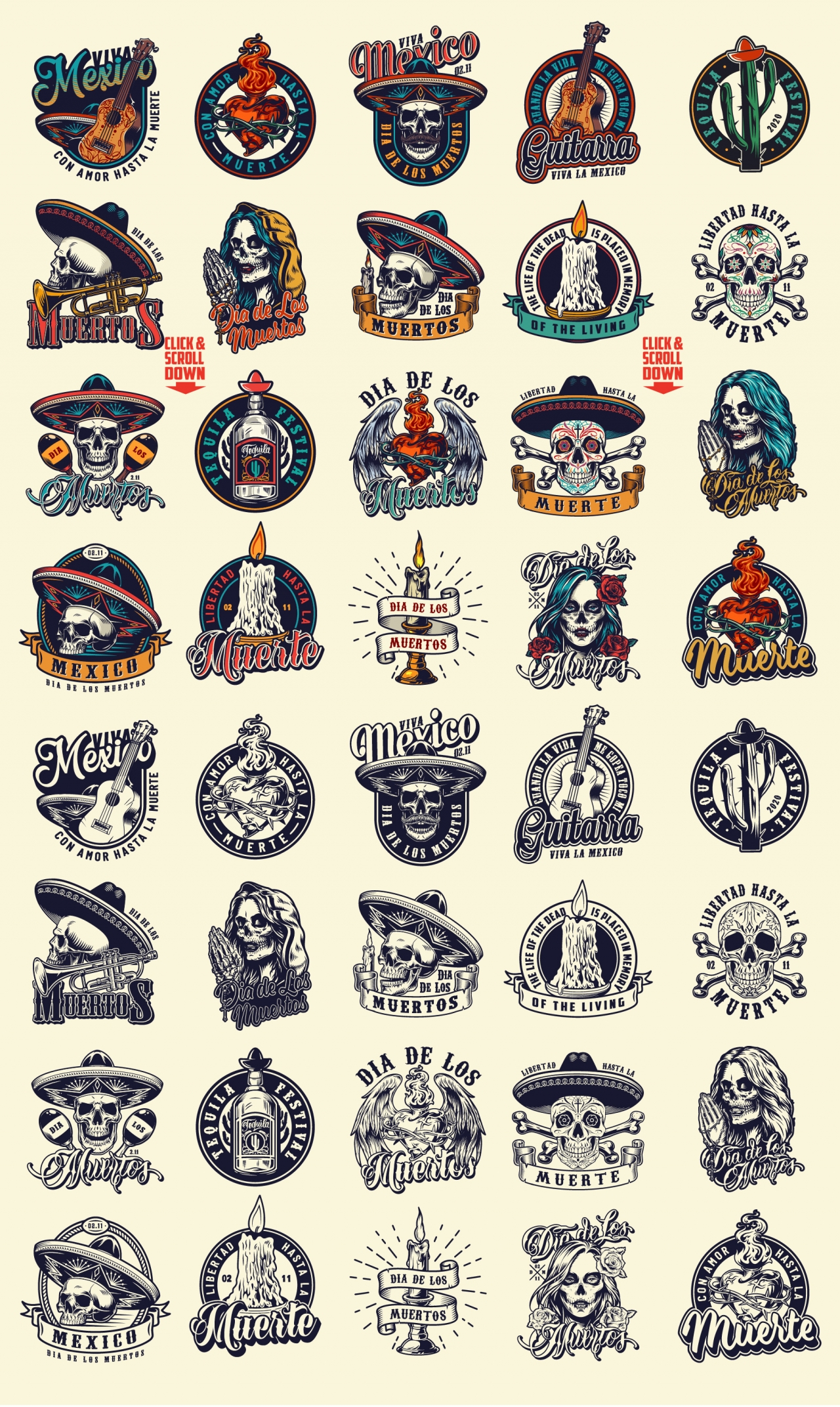 20 Day Of The Dead Apparel Designs Vector Design DgimStudio 20-day-of-the-dead-apparel-designs-vector-design-dgimstudio